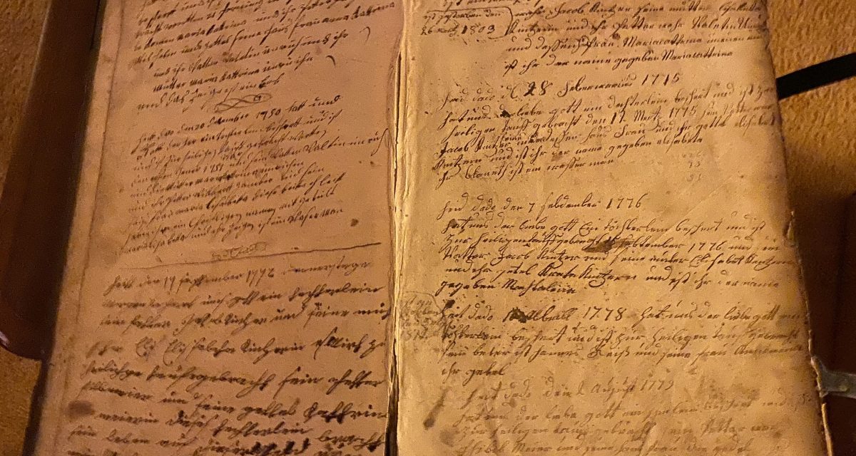 Three-Century-Old Bible Resurfaces with Family Register – German Life